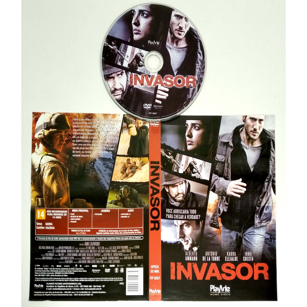 DVD - INVASOR - ALBERT AMMANN - ORIGINAL | Shopee Brasil