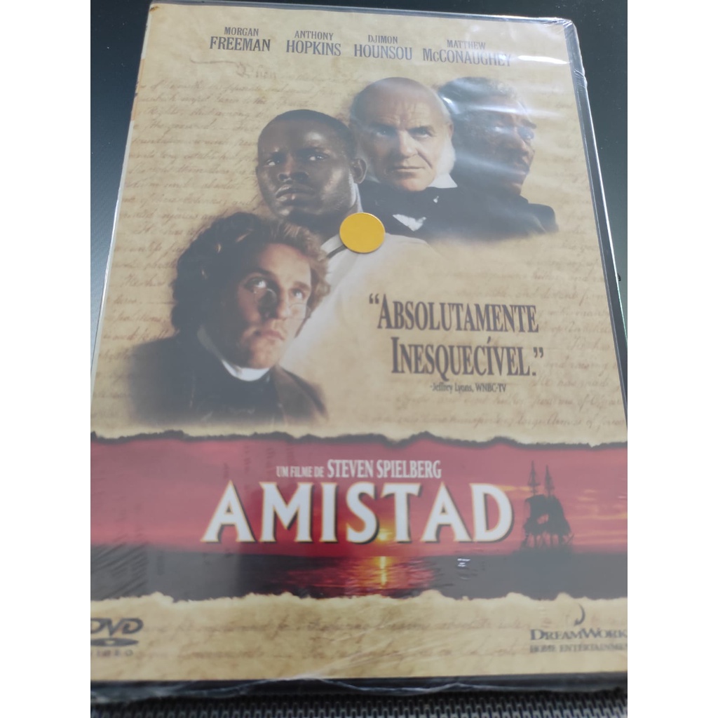 DVD AMISTAD - MORGAN FREEMAN - ANTHONY HOPKINS - MATTHEW MCCONAUGHEY ...