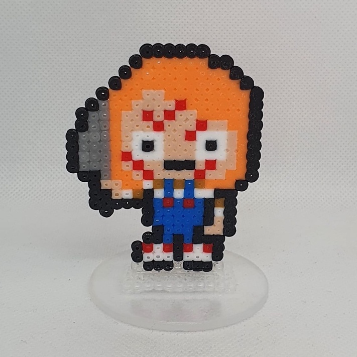 Coleção terror | Totem | Chucky | Pixel art | Shopee Brasil