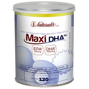 Maxi DHA Omega-3 700mg DHA (1000mg) 120 Capsulas - Naturalis | Shopee ...