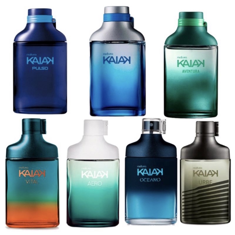 Natura perfume kaiak masculino: oceano, aventura, urbe, vital de 100ml ...