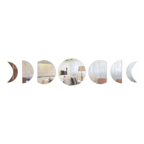 Kit Espelhos Decorativos - Fases Da Lua - 25x150cm | Shopee Brasil