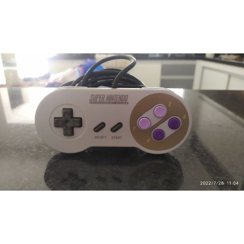 controle super Nintendo original | Shopee Brasil