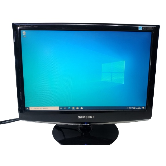 Monitor Samsung Syncmaster 733nw Wide 17 Bivolt Para Pc | Shopee Brasil