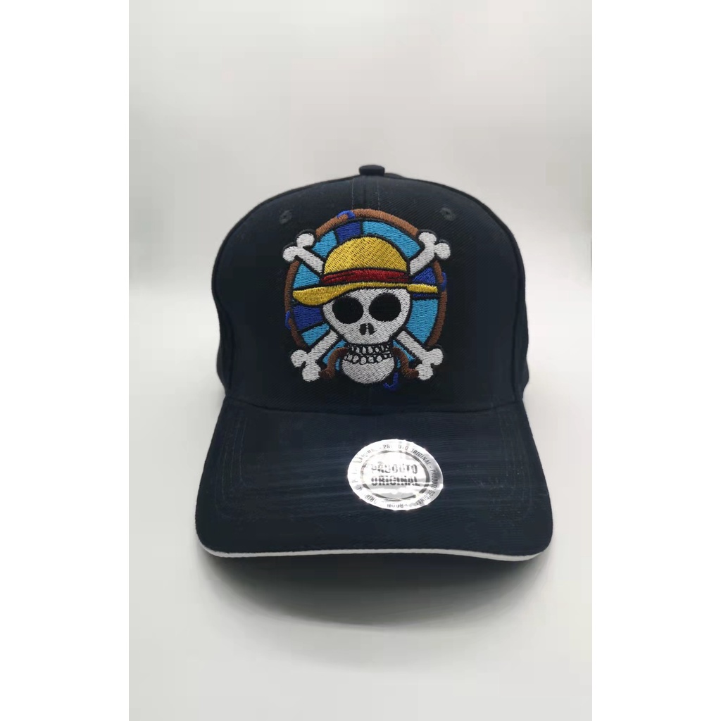 Boné Luffy Aba Curva Regulagem Adultos | Shopee Brasil