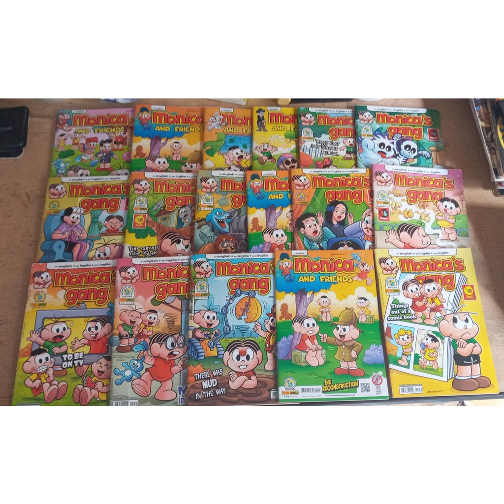 Kit 03 Gibis Monica Ingles 01 Monicas gang e 02 monica and friends ...