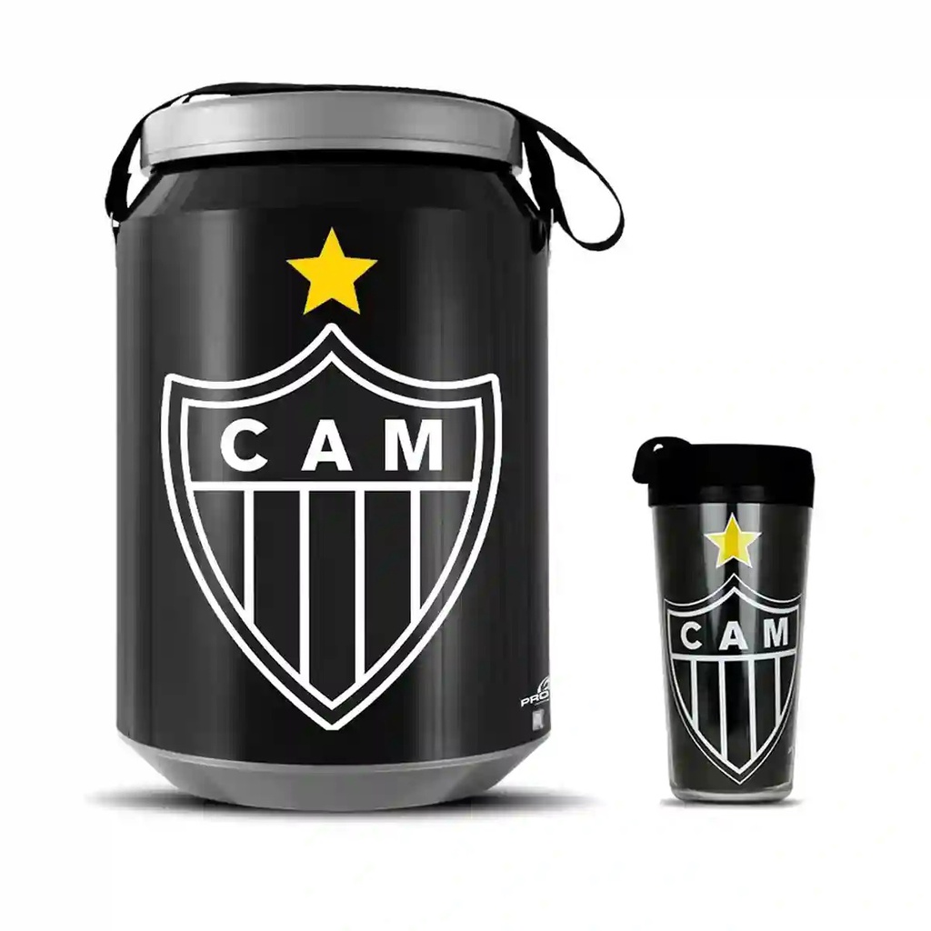 Cooler Térmico Para Cerveja Redondo Pro Tork 24 Latas Time Atletico ...