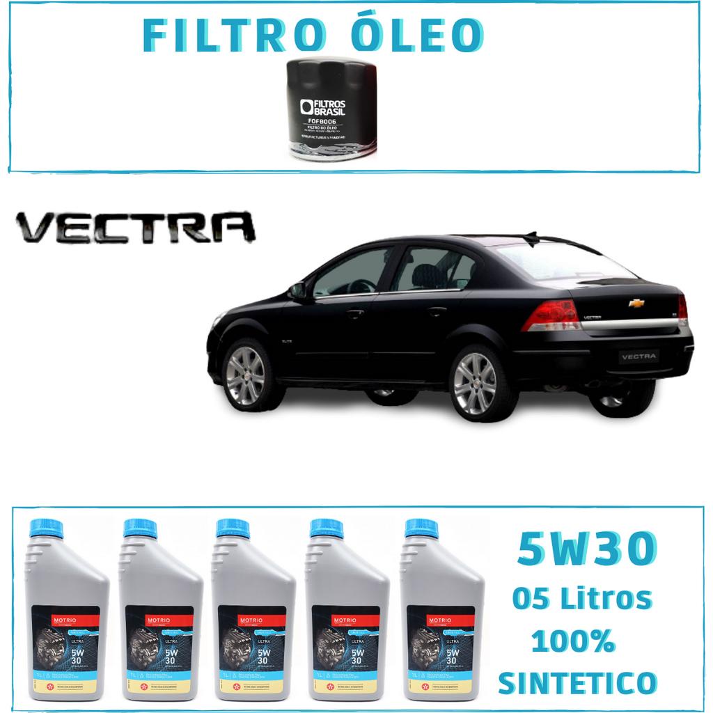Kit Troca óleo Vectra 2.0 2006 2007 2008 2009 2010 2011 20 com 5 Litros ...