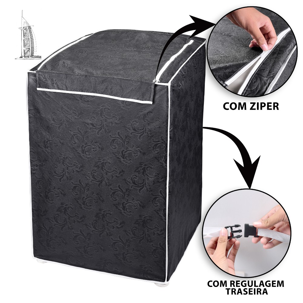Capa Para Máquina De Lavar ELETROLUX 12kg 13Kg 14Kg 15Kg 16kg 17kg e 18Kg Com Zíper | Shopee Brasil