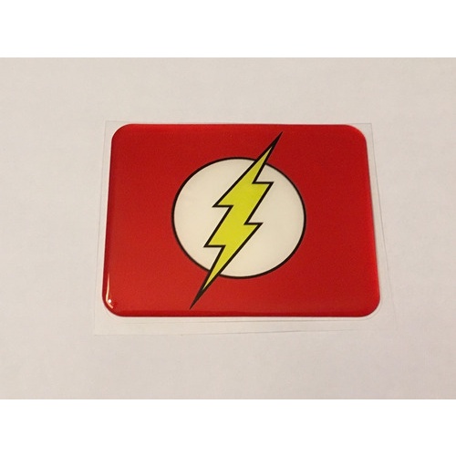 Adesivo Resinado Dc Comics Logo The Flash 9x7 Cm | Shopee Brasil