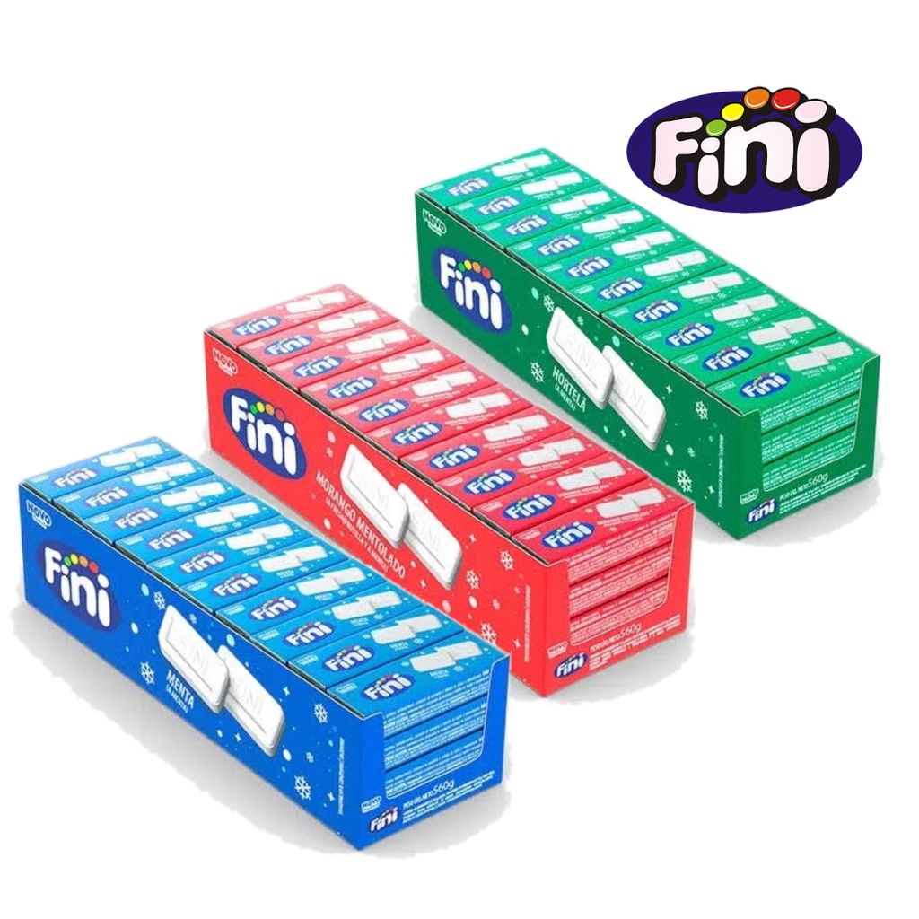 Pastilha Mentolada Fini Sabores Display 40 Unidades 14g - Fini | Shopee ...