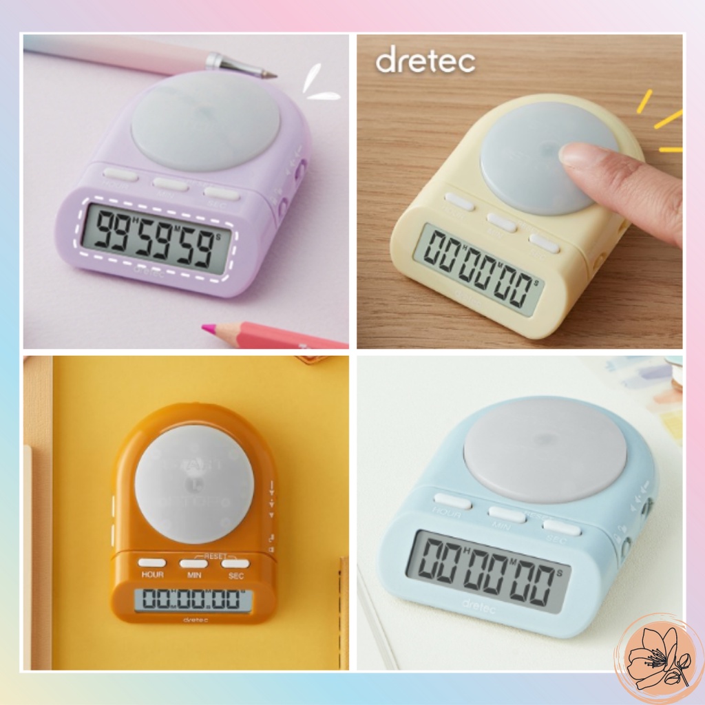 Dretec x Temporizador De Estudo Coréia T-186/Relógio De Mesa Led Mini | Shopee Brasil