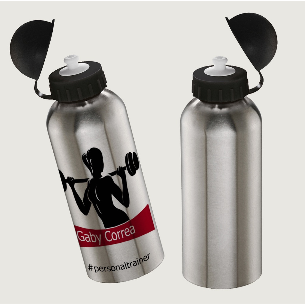 Garrafa Squeeze Personalizada Personal Trainer De Aluminio 500ml | Shopee Brasil