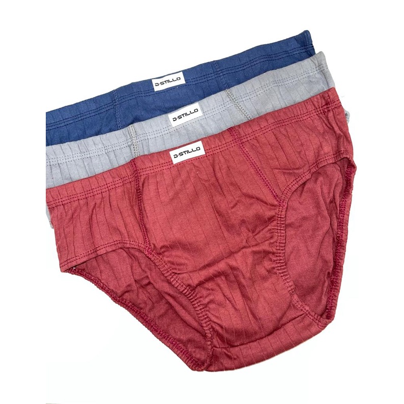 Kit 03 Cueca Adulto Tradicional 100% Algodão Grossa / Cueca Slip Adulto ...