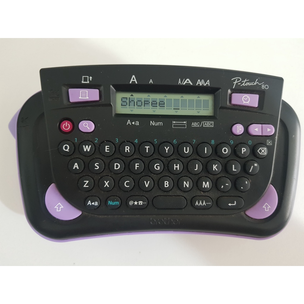 ROTULADOR ELETRÔNICO BROTHER PT-80 | Shopee Brasil