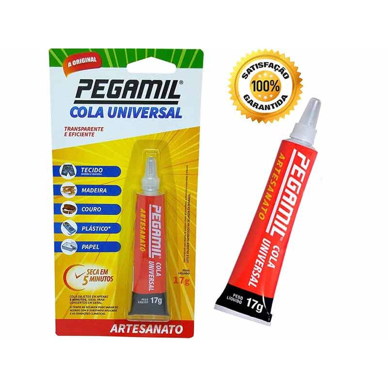 Cola Universal Pegamil 17G e 51G | Shopee Brasil