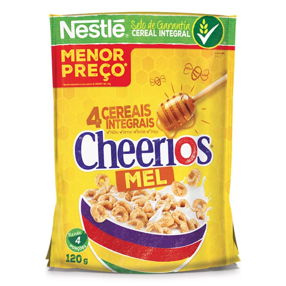 Kit 12un Cereal Nestlé Cheerios Mel Sache 120g | Shopee Brasil