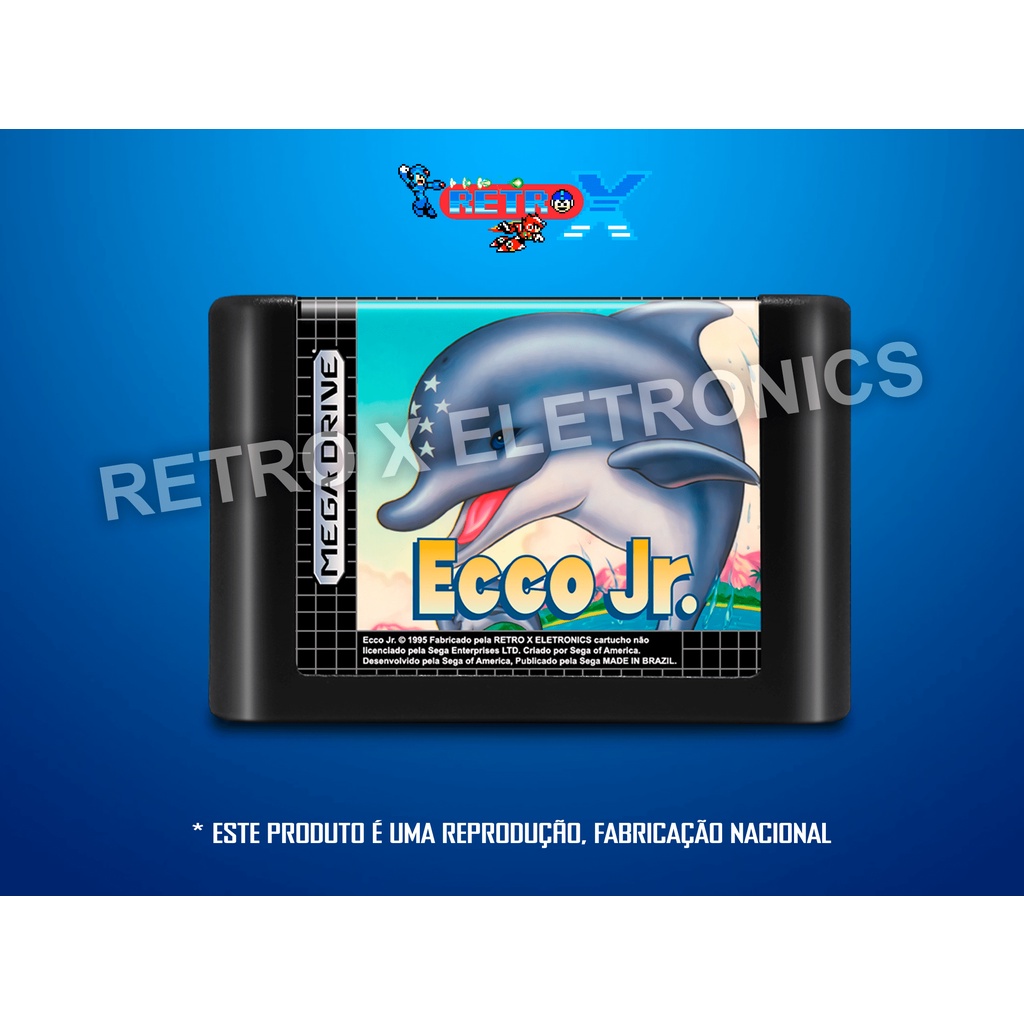 Ecco Jr - CARTUCHO MEGA DRIVE | Shopee Brasil