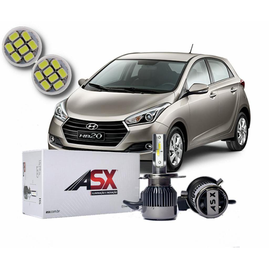 Ultra Led Headlight H4 Hb20 Csp 10000 Lumens 6000 Kelvin 70W Par De Led ...