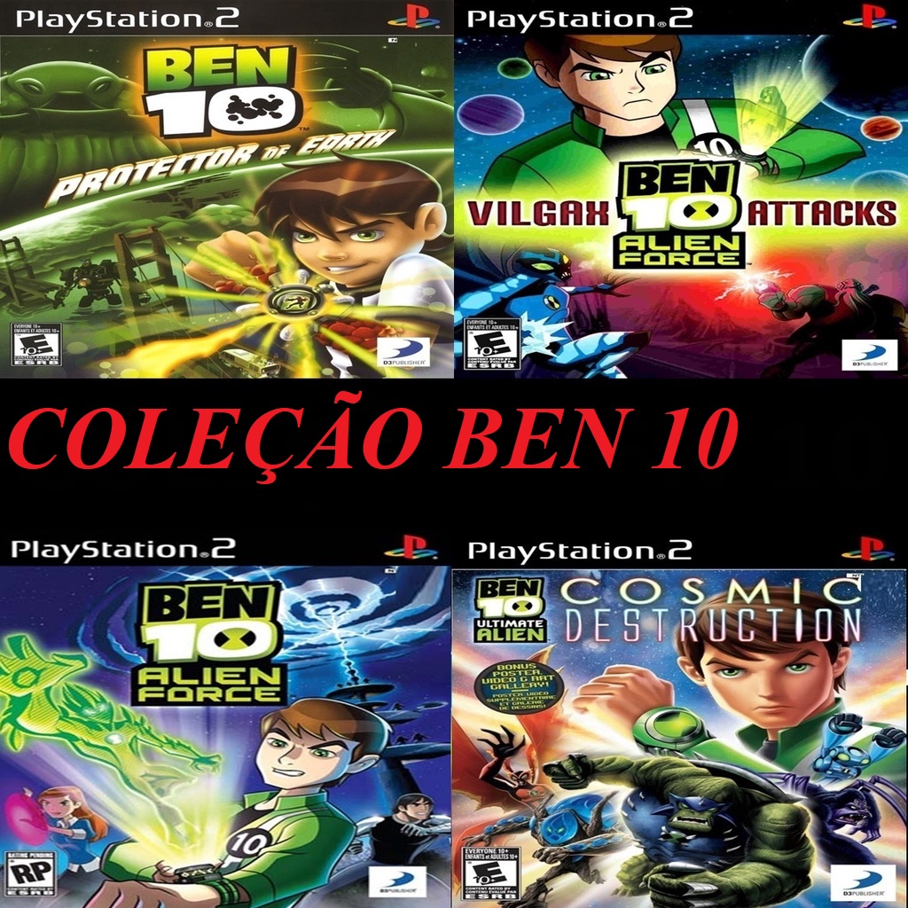 COLEÇÃO BEN 10 PS2 | Shopee Brasil