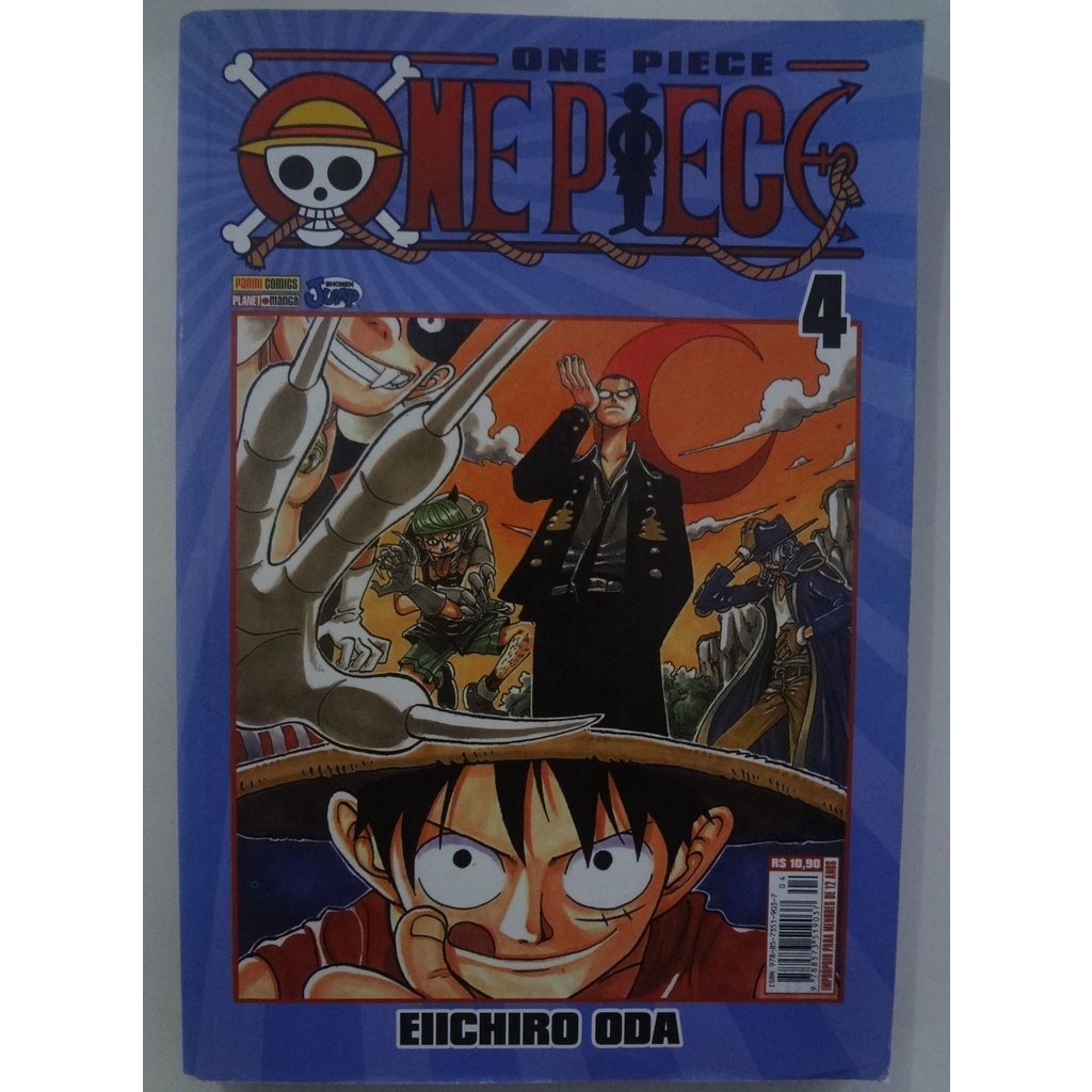Manga One Piece Vol. 4 Ano 2012 | Shopee Brasil