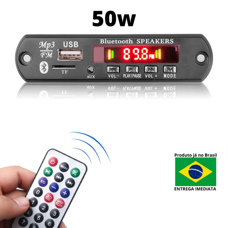 placa decodificadora Bluetooth 50w | Shopee Brasil