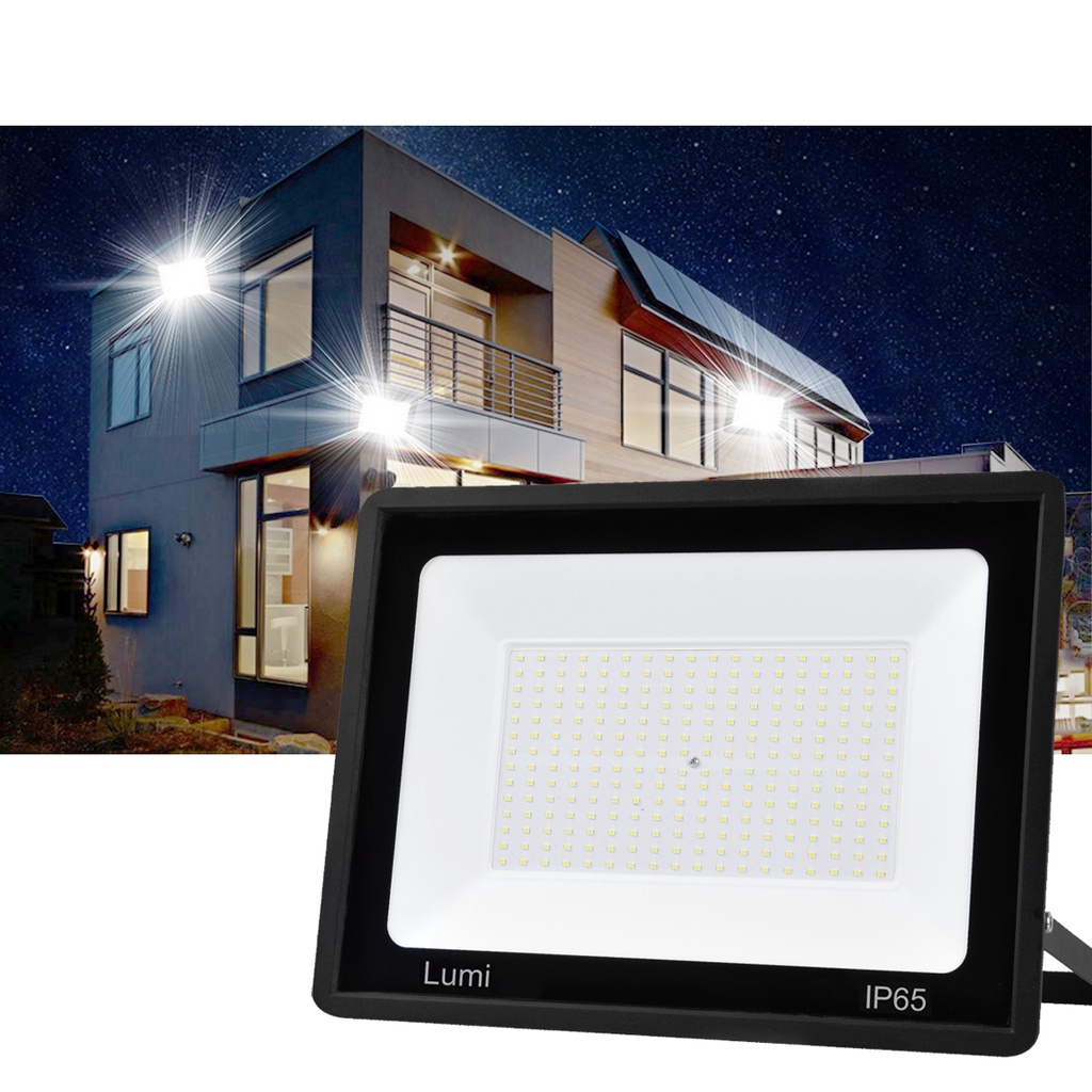 Holofote Refletor Super Forte Led 400w Bivolt Lumi Prova D'água Pronta ...