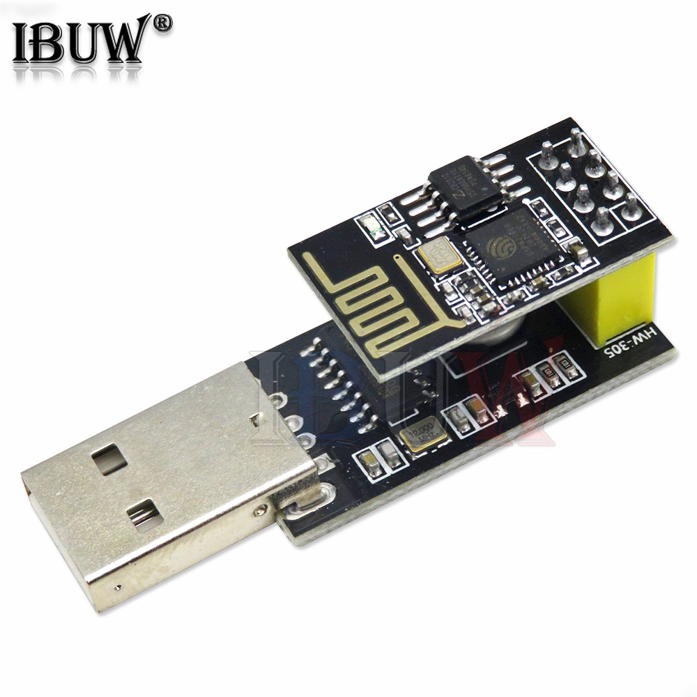 ESP01 Adaptador Programmer UART GPIO0 ESP-01 Adapter ESP8266 CH340G USB Para Módulo Serial ...