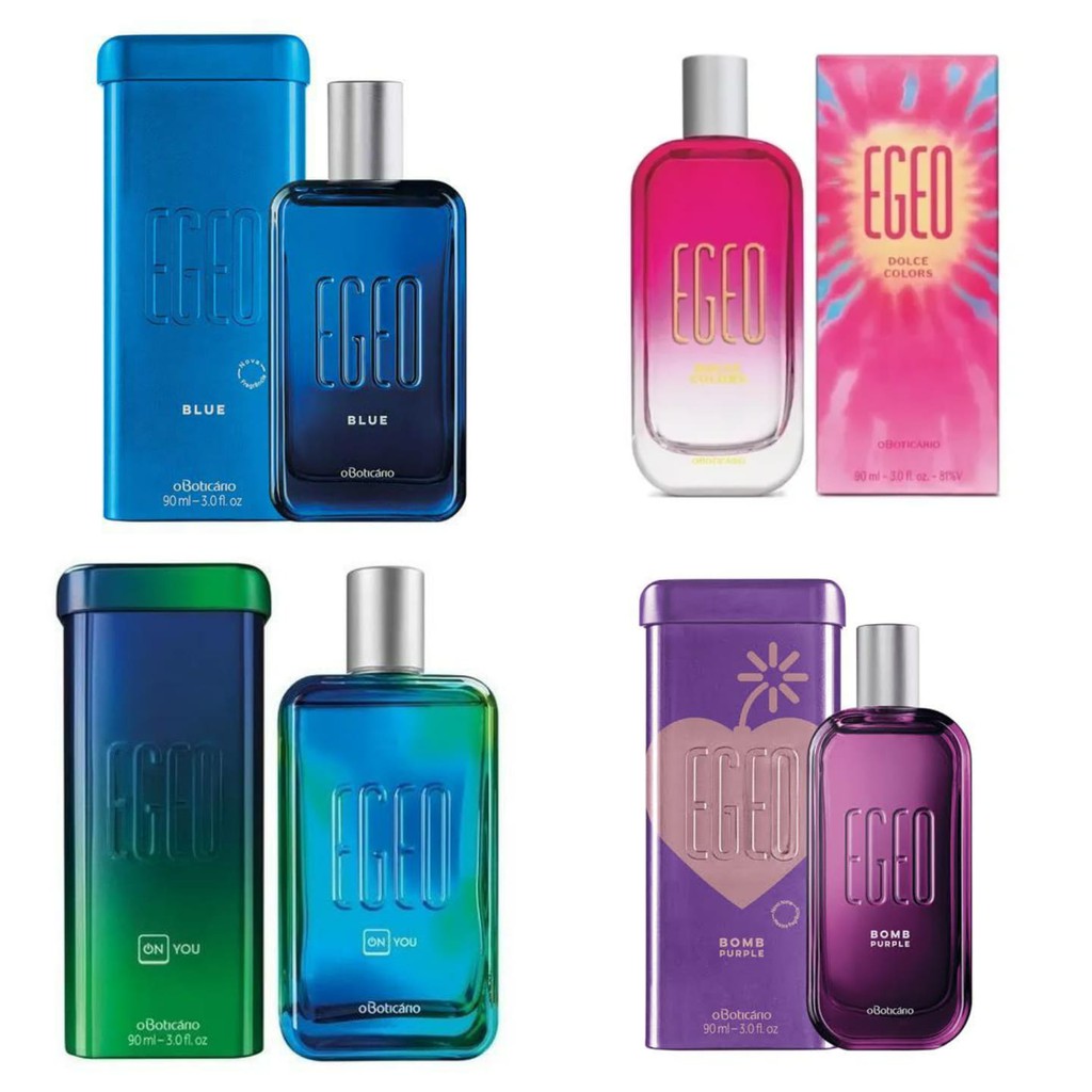 Perfume Egeo Boticário 90ml | Shopee Brasil