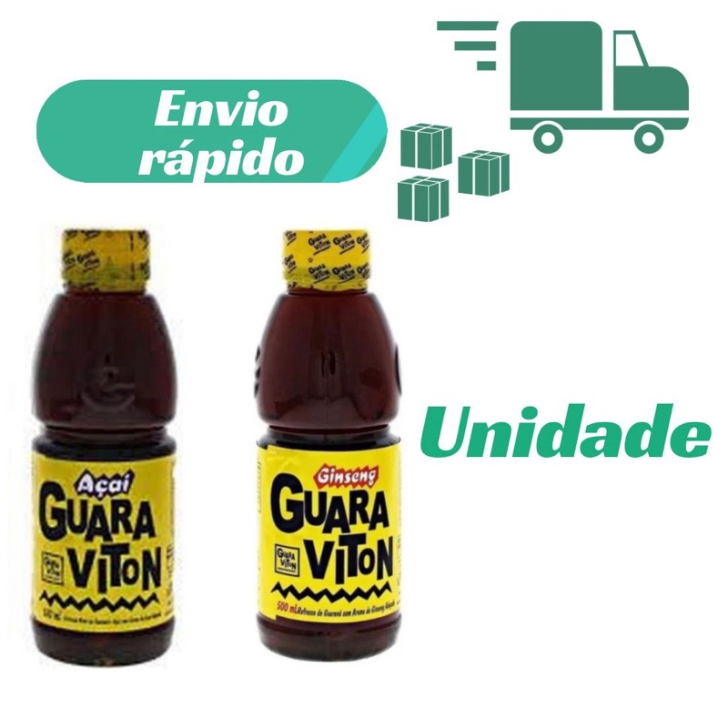 Guaraviton 500ml Açaí ou Ginseng - Bebida a Base de Guaraná e 0utras ...