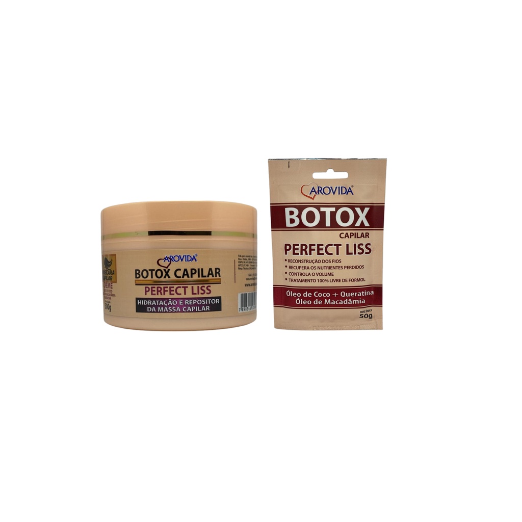 Kit Mascara Capilar Botox 300g + Sache Botox 50g | Shopee Brasil