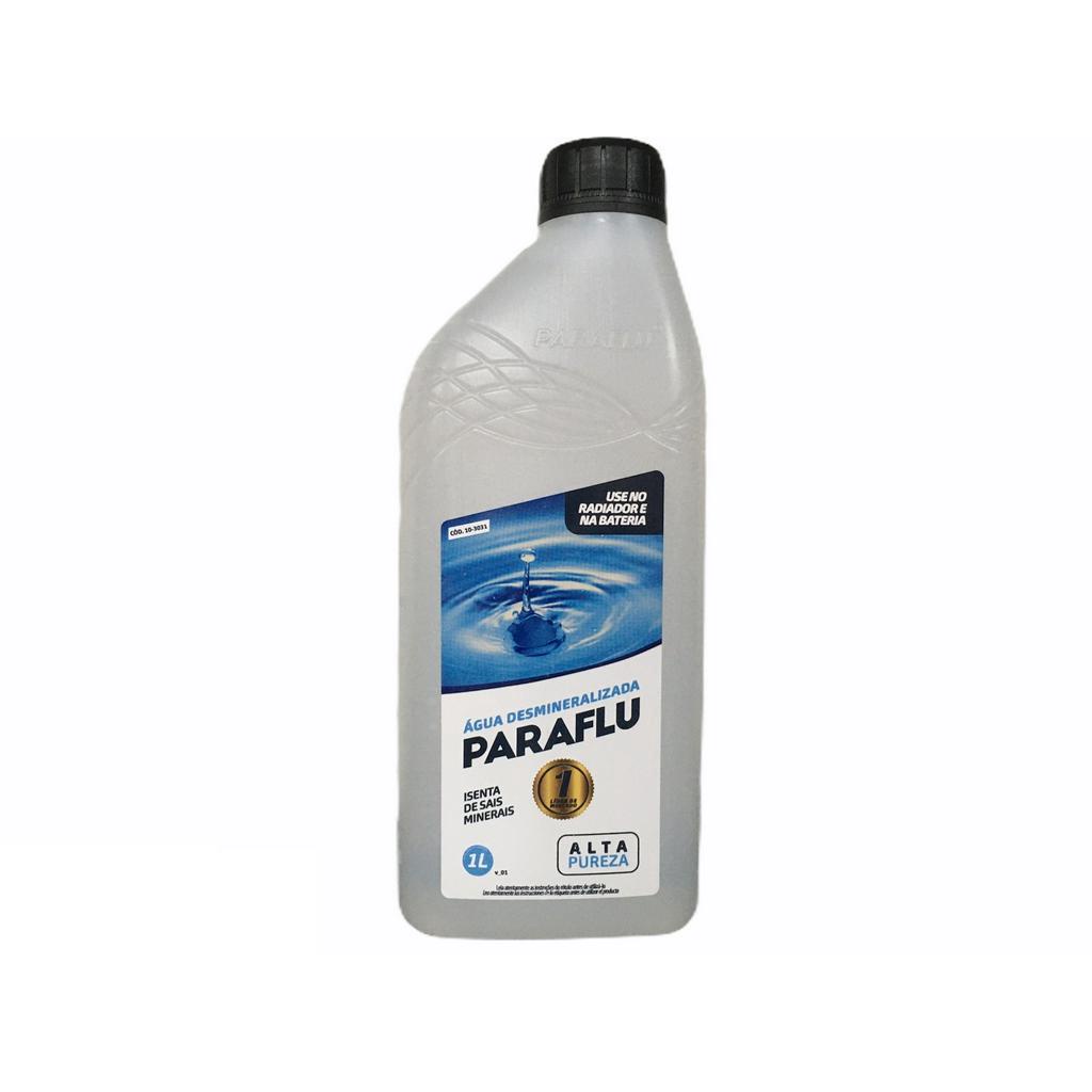 AGUA DESMINERALIZADA PARA BATERIA E RADIADOR PARAFLU 1 LITRO Novo ...