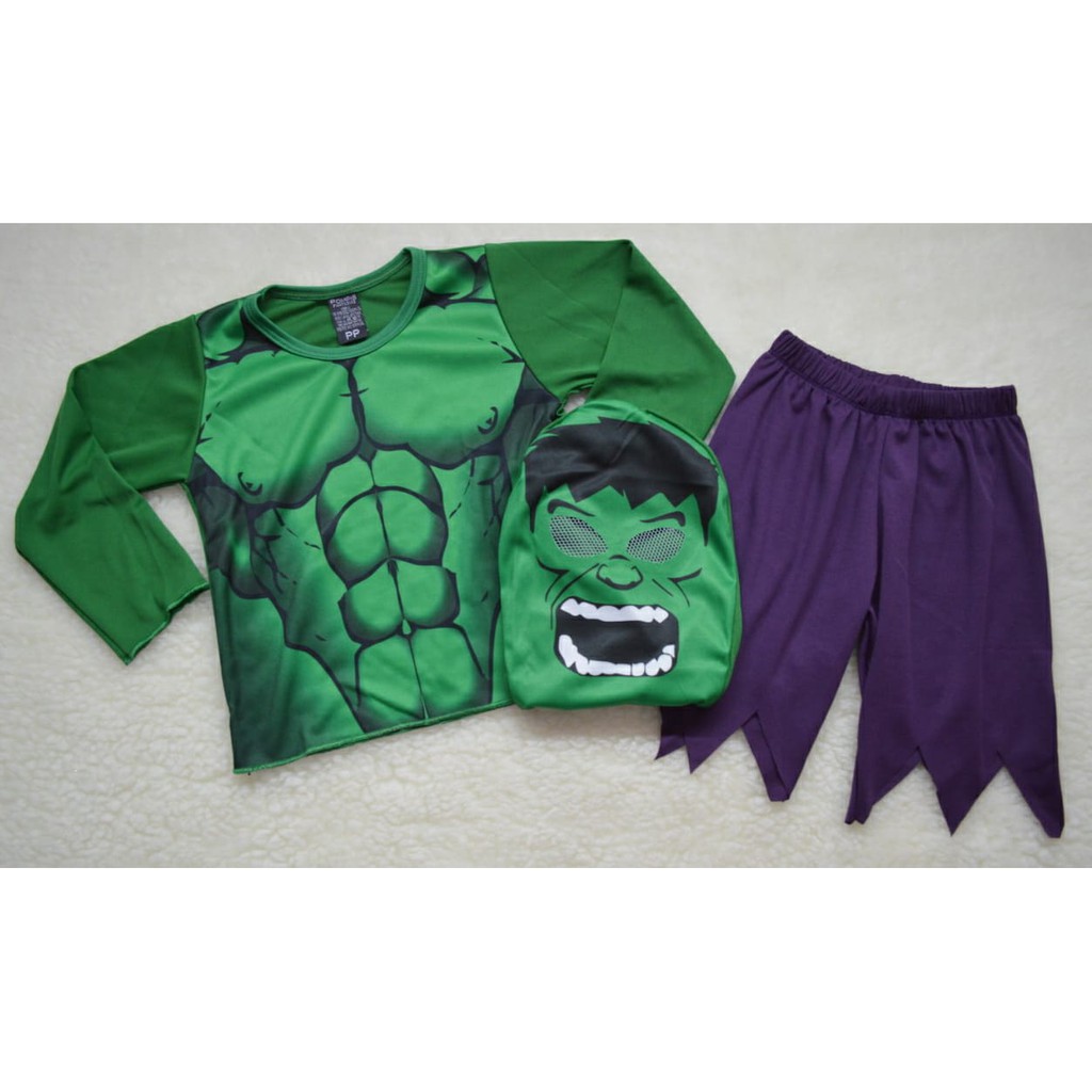 Fantasia Hulk Infantil | Shopee Brasil