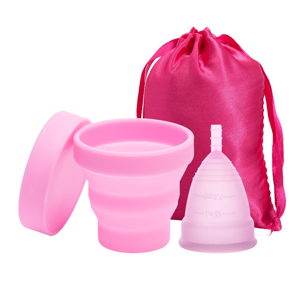 Xceefit Copo Menstrual Esterilizador De Grau Médico Silicone Copos ...