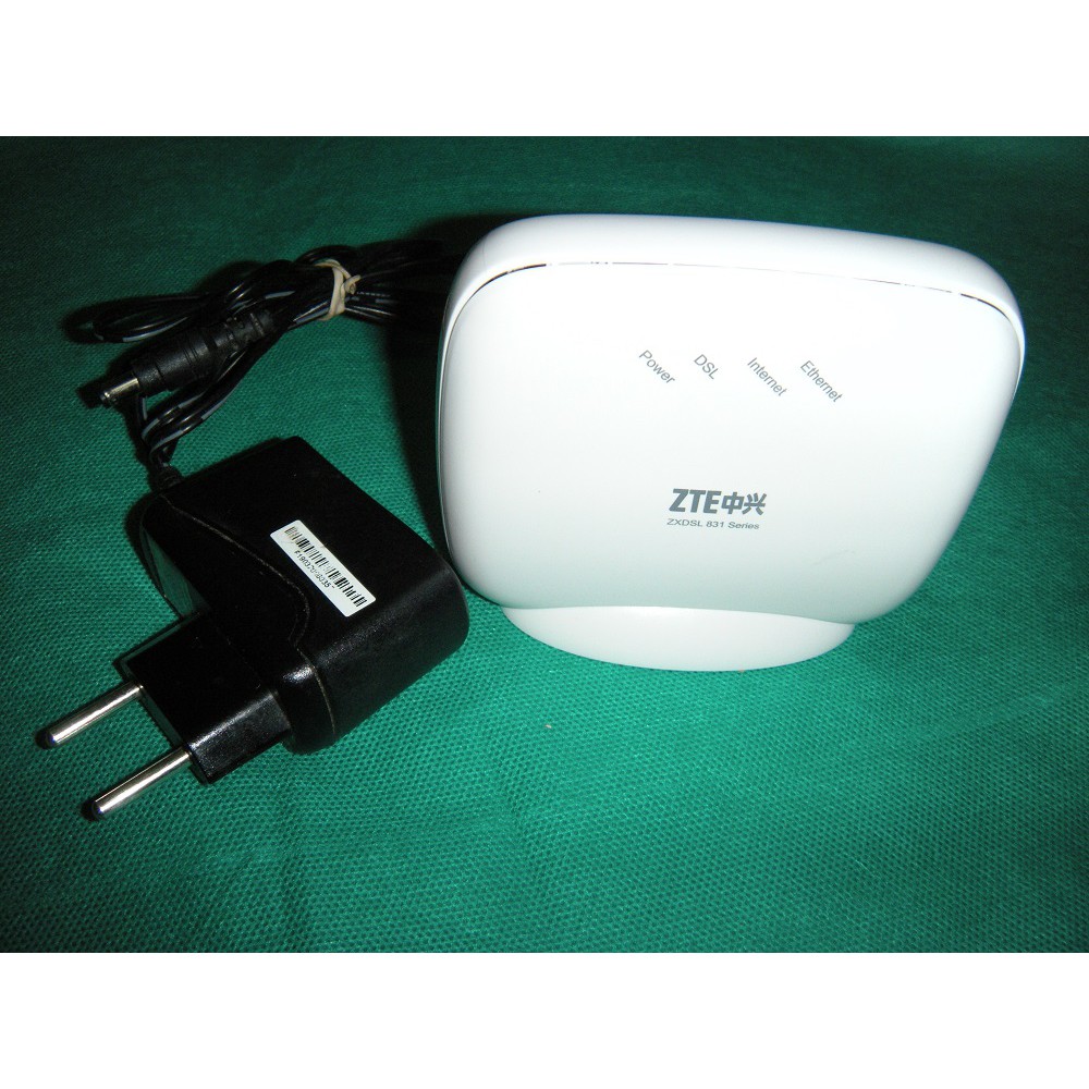 Modem Marca Zte - Modelo Zxdsl 831 Series - Usado -com Fonte | Shopee ...