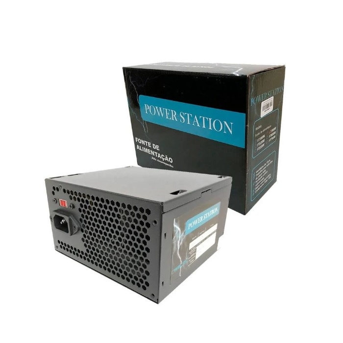 Fonte ATX Power Station PS500 500W | Shopee Brasil