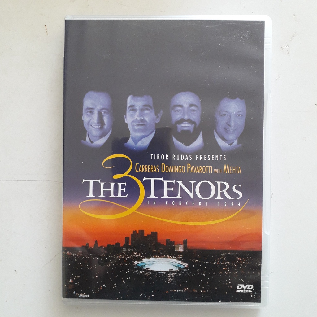 DVD The 3 Tenors In Concert - 1994 - 3 Tenores | Shopee Brasil