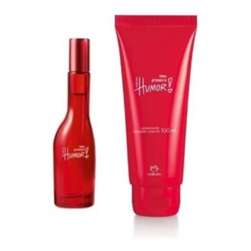 colônia meu primeiro humor natura 25 ml+ hidratante | Shopee Brasil