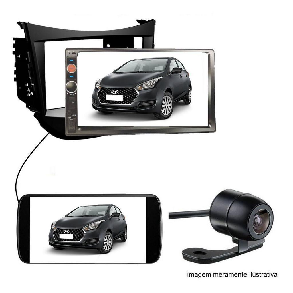 Central Multimidia Hb20 Moldura 2 Din Mp5+ Camera De Re | Shopee Brasil