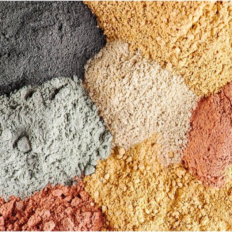 Skin Care - 500gr - Argila 5 cores: branca, cinza, preta, rosa e verde ...