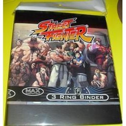 9 pocket Street Fighter Binder - Street Fighter 3 Rings Binder | Shopee ...