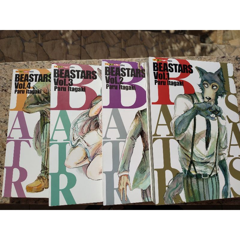 Mangá Beastars volume 1,2,3 e 4. | Shopee Brasil