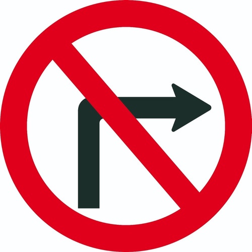 Placa De Sinalização | Proibido Virar À Direita | R-4b | Shopee Brasil Placa De Sinalização | Proibido Virar À Direita | R-4b | Shopee Brasil
