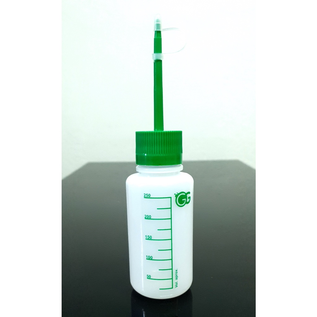 Pisseta Plastica Bico Verde ou Azul Graduada - Almotolia - Frasco ...