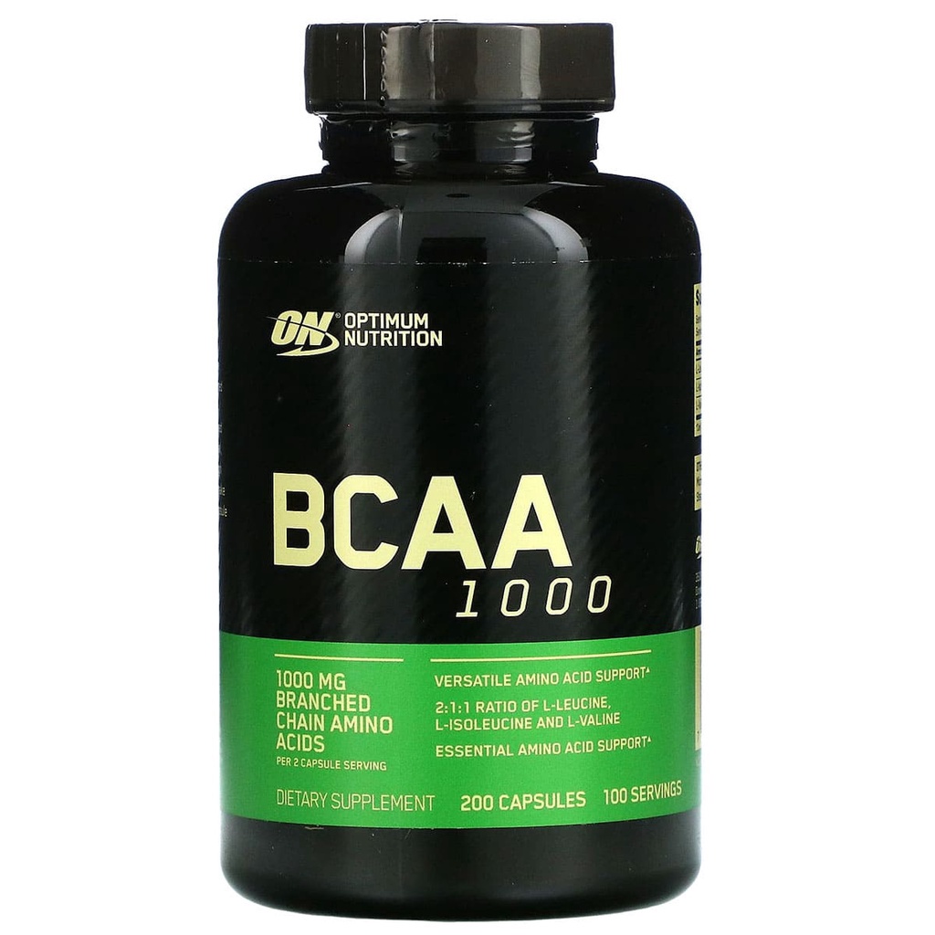 Bcaa 1000mg 200 capsulas - Optimum Nutrition | Shopee Brasil