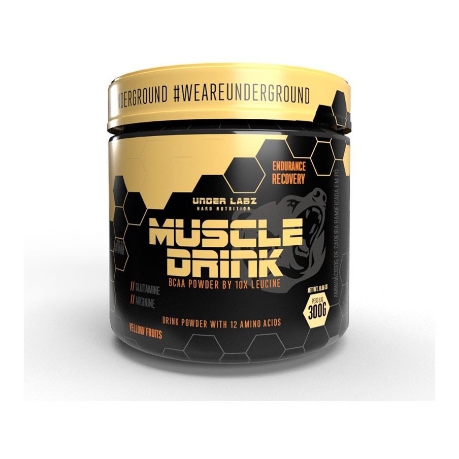 Muscle Drink (300g) Yellow Fruits Under Labz | Shopee Brasil