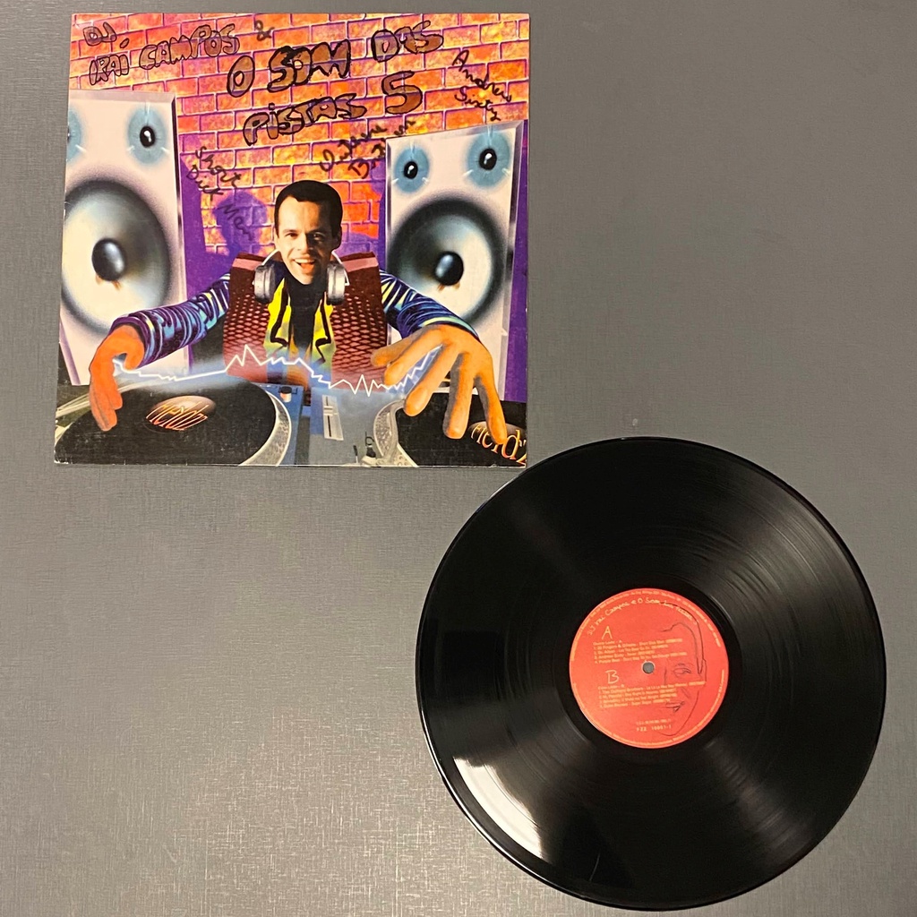 LP DJ Iraí Campos & O Som Das Pistas 5 - DISCO MUITO NOVO!! (1994, Disco de Vinil) (ótimo estado ...