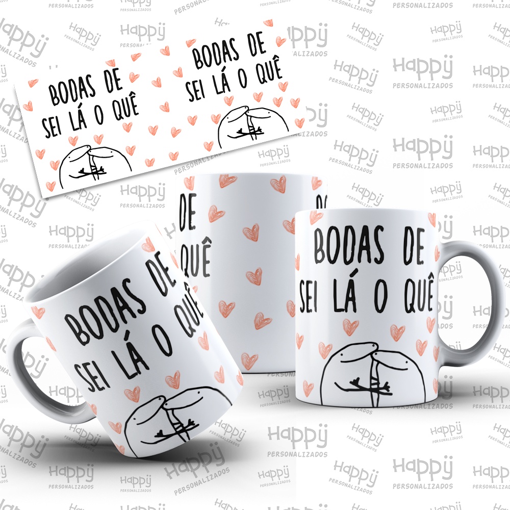 Caneca de Porcelana Personalizada Flork - Bodas De Sei Lá O Quê ...