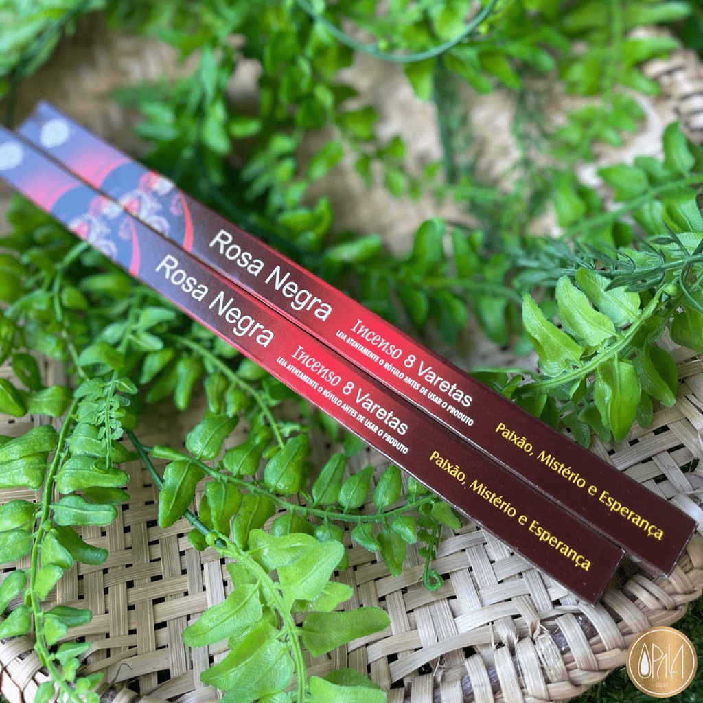 Incenso Rosa Negra - Flute | Shopee Brasil