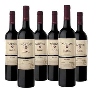 Kit 06 Vinho Norton Malbec Doc 750Ml | Shopee Brasil